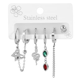 Adelia&acute;s Paar Ohrh&auml;nger ADELIA&acute;S "Ohrringe &ndash; Ohrstecker aus Edelstahl", Damen, Gr. Damen, Edelstahl, silber, Ohrringe, Zum Verschenken &ndash; ideal zum einen besonderen Tag