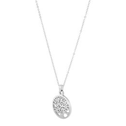 Adelia&acute;s Kette ohne Anh&auml;nger ADELIA&acute;S "Halskette &ndash; Lebensbaum aus Edelstahl 45 cm", silber, Halsketten, Damen, 45cm, Edelstahl, Ein stilvolles Geschenk f&uuml;r besondere Momente