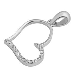 Adelia&acute;s Kettenanh&auml;nger ADELIA&acute;S "Anh&auml;nger &ndash; Anh&auml;nger aus 925 Silber mit Zirkonia", silber, Schmuckanh&auml;nger, Damen, Silber 925 (Sterlingsilber), Kettenanh&auml;nger, Ideal als Geschenk zum einfach so