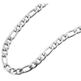 Adelia&acute;s Kette ohne Anh&auml;nger ADELIA&acute;S "Halskette &ndash; Figarokette aus Edelstahl 60 cm", silber, Halsketten, Damen, 60cm, Edelstahl, Zum Verschenken &ndash; passend f&uuml;r viele Anl&auml;sse