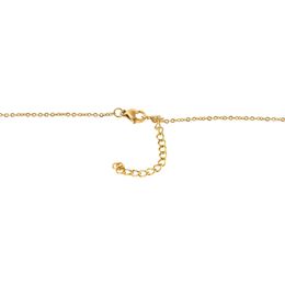 Adelia&acute;s Kette ohne Anh&auml;nger ADELIA&acute;S "Halskette mit Anh&auml;nger &ndash; Herz aus Edelstahl", gold, Halsketten, Damen, 45cm, Edelstahl, Eine sch&ouml;ne Geschenkidee f&uuml;r jeden Anlass