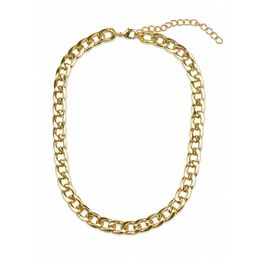Kette mit Anh&auml;nger "Lissabon", Damen, Gr. onesize, Metall, gold, Collezione Alessandro, Basic, Halsketten, aus Metallgliedern
