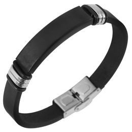 Adelia&acute;s Armband ADELIA&acute;S "Armband aus Leder 21 cm", schwarz, Armb&auml;nder, Damen, 21cm, Leder, Armband, Geschenkidee: zeitlos und vielseitig