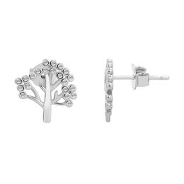 Adelia&acute;s Paar Ohrh&auml;nger ADELIA&acute;S "Ohrringe &ndash; Ohrstecker Lebensbaum aus 925 Silber", Damen, Gr. Damen, Silber 925 (Sterlingsilber), silber, Ohrringe, Perfekt als Geschenk f&uuml;r besondere Menschen