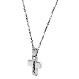 Adelia&acute;s Kettenanh&auml;nger ADELIA&acute;S "Anh&auml;nger &ndash; Kreuz Kreuzanh&auml;nger aus Edelstahl", silber, Schmuckanh&auml;nger, Damen, Edelstahl, Kettenanh&auml;nger, Ein Geschenk, das Freude macht