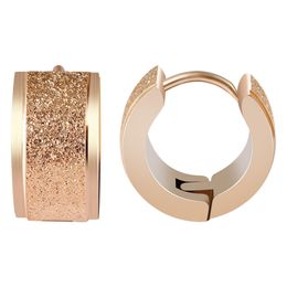 Adelia&acute;s Klappcreolen ADELIA&acute;S "Ohrringe &ndash; Klappcreole aus Edelstahl", Damen, Gr. Damen, Edelstahl, gold, Ohrringe Klappcreolen, Ideal als Geschenk zum einen besonderen Tag