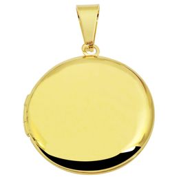 Adelia&acute;s Kettenanh&auml;nger ADELIA&acute;S "Anh&auml;nger &ndash; Medaillon Gravuranh&auml;nger aus Edelstahl", gold, Schmuckanh&auml;nger, Damen, Edelstahl, Kettenanh&auml;nger, Perfekt als Geschenk zum einfach so