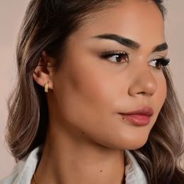 Adelia&acute;s Klappcreolen ADELIA&acute;S "Ohrringe &ndash; Klappcreole aus Edelstahl", Damen, Gr. Damen, Edelstahl, gold, Ohrringe Klappcreolen, Zum Verschenken an Menschen, die Ihnen am Herzen liegen