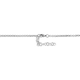 Adelia&acute;s Kette ohne Anh&auml;nger ADELIA&acute;S "Halskette &ndash; Erbskette aus Edelstahl mit Zirkonia 65 cm", silber, Halsketten, Damen, 65cm, Edelstahl, Ein Geschenk, das Freude macht
