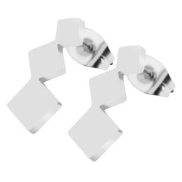 Adelia&acute;s Paar Ohrh&auml;nger ADELIA&acute;S "Ohrringe &ndash; Ohrstecker aus Edelstahl", Damen, Gr. Damen, Edelstahl, silber, Ohrringe, Perfekt zum Verschenken an besondere Menschen