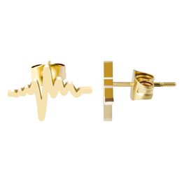 Adelia&acute;s Paar Ohrh&auml;nger ADELIA&acute;S "Ohrringe &ndash; Ohrstecker aus Edelstahl", Damen, Gr. Damen, Edelstahl, gold, Ohrringe, Perfekt als Geschenk f&uuml;r besondere Menschen