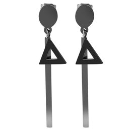 Adelia&acute;s Paar Ohrh&auml;nger ADELIA&acute;S "Ohrringe aus Edelstahl", Damen, Gr. Damen, Edelstahl, schwarz (silber), Ohrringe, Perfekt zum Verschenken an besondere Menschen