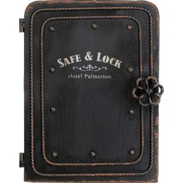Schl&uuml;sselkasten KARE DESIGN "Safe", schwarz, B:24cm H:31cm T:12,5cm, Stahl, Schl&uuml;sselk&auml;sten, Schl&uuml;sselkasten