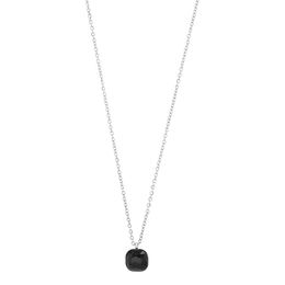 Adelia&acute;s Kette ohne Anh&auml;nger ADELIA&acute;S "Halskette mit Anh&auml;nger &ndash; aus Edelstahl", schwarz (silber), Halsketten, Damen, 45cm, Edelstahl, Ideal als Geschenk f&uuml;r besondere Anl&auml;sse