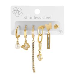 Adelia&acute;s Kettenanh&auml;nger ADELIA&acute;S "Anh&auml;nger &ndash; Anh&auml;nger aus Edelstahl mit Perlmutt", gold, Schmuckanh&auml;nger, Damen, Edelstahl, Kettenanh&auml;nger, Perfekt zum Verschenken an besondere Menschen
