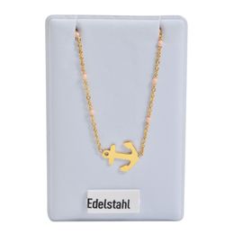 Adelia&acute;s Kette ohne Anh&auml;nger ADELIA&acute;S "Halskette mit Anh&auml;nger &ndash; aus Edelstahl", gold, Halsketten, Damen, 48cm, Edelstahl, Ideal als Geschenk &ndash; dezent und elegant