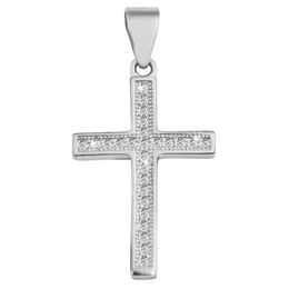 Adelia&acute;s Kettenanh&auml;nger ADELIA&acute;S "Anh&auml;nger &ndash; Kreuz Kreuzanh&auml;nger aus 925 Silber mit Zirkonia", silber, Schmuckanh&auml;nger, Damen, Silber 925 (Sterlingsilber), Kettenanh&auml;nger, Zum Verschenken an Menschen, die Ihnen am Herzen liegen