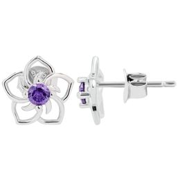 Adelia&acute;s Paar Ohrh&auml;nger ADELIA&acute;S "Ohrringe &ndash; Ohrstecker aus 925 Silber mit Zirkonia", Damen, Gr. Damen, Silber 925 (Sterlingsilber), silber, Ohrringe, Perfekt als Geschenk f&uuml;r besondere Menschen