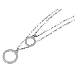 Adelia&acute;s Kette ohne Anh&auml;nger ADELIA&acute;S "Halskette mit Anh&auml;nger &ndash; aus Edelstahl", silber, Halsketten, Damen, 48cm, Edelstahl, Ein stilvolles Geschenk f&uuml;r besondere Momente
