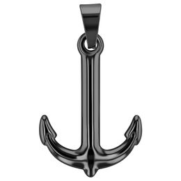 Adelia&acute;s Kettenanh&auml;nger ADELIA&acute;S "Anh&auml;nger &ndash; Kreuzanh&auml;nger aus Edelstahl", schwarz, Schmuckanh&auml;nger, Damen, Edelstahl, Kettenanh&auml;nger, Ideal als Geschenk f&uuml;r besondere Anl&auml;sse