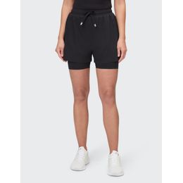 Trainingsshorts Venice Beach "SHORTS CATHERINE", Damen, Gr. S (38), N-Gr, schwarz, Obermaterial: 92% Polyamid, 8% Elasthan, Hosen