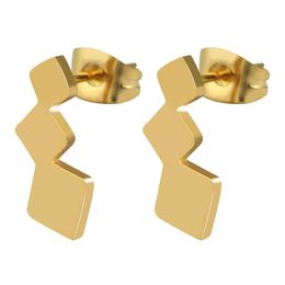 Adelia&acute;s Paar Ohrh&auml;nger ADELIA&acute;S "Ohrringe &ndash; Ohrstecker aus Edelstahl", Damen, Gr. Damen, Edelstahl, gold (silber), Ohrringe, Perfekt zum Verschenken an besondere Menschen