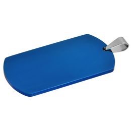 Adelia&acute;s Kettenanh&auml;nger ADELIA&acute;S "Anh&auml;nger aus Edelstahl", blau, Schmuckanh&auml;nger, Damen, Edelstahl, Kettenanh&auml;nger, Perfekt als Geschenk zum Weihnachten
