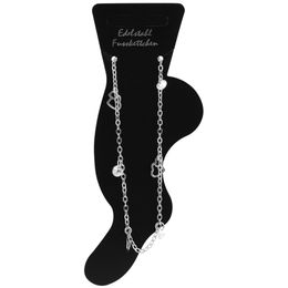 Adelia&acute;s Armband ADELIA&acute;S "Armband aus Edelstahl mit Strass Steinchen 25 cm", silber, Armb&auml;nder, Damen, 2,5cm, Edelstahl, Armband, Perfekt als Geschenk zum einfach so