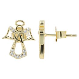 Adelia&acute;s Paar Ohrh&auml;nger ADELIA&acute;S "Ohrringe &ndash; Ohrstecker aus 925 Silber", Damen, Gr. Damen, Silber 925 (Sterlingsilber), gold, Ohrringe, Ein stilvolles Geschenk f&uuml;r besondere Momente