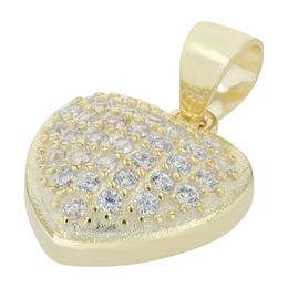 Adelia&acute;s Kettenanh&auml;nger ADELIA&acute;S "Anh&auml;nger &ndash; Herzanh&auml;nger aus 925 Silber", gold, Schmuckanh&auml;nger, Damen, Silber 925 (Sterlingsilber), Kettenanh&auml;nger, Ein kleines Geschenk mit gro&szlig;er Wirkung