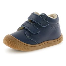 Lauflernschuh Naturino "Cocoon Wide", Baby, Gr. 23, dunkelblau, Nappaleder, Schuhe Lauflernschuh, Babyschuh, Klettschuh mit Wollfutter, Gr&ouml;&szlig;enschablone zum Download