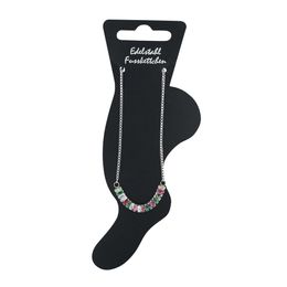 Adelia&acute;s Armband ADELIA&acute;S "Armband aus Edelstahl mit Zirkonia 21+5 cm", bunt, Armb&auml;nder, Damen, 26cm, Edelstahl, Armband, Zum Verschenken &ndash; passend f&uuml;r viele Anl&auml;sse