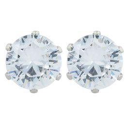 Adelia&acute;s Paar Ohrh&auml;nger ADELIA&acute;S "Ohrringe &ndash; Ohrstecker aus Edelstahl mit Zirkonia", Damen, Gr. Damen, Edelstahl, transparent (silber), Ohrringe, Ein kleines Geschenk mit gro&szlig;er Wirkung