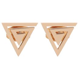 Adelia&acute;s Paar Ohrh&auml;nger ADELIA&acute;S "Ohrringe &ndash; Ohrstecker aus Edelstahl", Damen, Gr. Damen, Edelstahl, rosa (gold), Ohrringe, Perfekt als Geschenk zum Jubil&auml;um