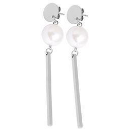 Adelia&acute;s Paar Ohrh&auml;nger ADELIA&acute;S "Ohrringe &ndash; Ohrstecker aus Edelstahl", Damen, Gr. Damen, Edelstahl, silber, Ohrringe, Sch&ouml;ne Geschenkidee zum Jubil&auml;um