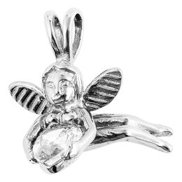 Adelia&acute;s Kettenanh&auml;nger ADELIA&acute;S "Anh&auml;nger &ndash; Anh&auml;nger aus Edelstahl mit Zirkonia", silber, Schmuckanh&auml;nger, M&auml;dchen, Edelstahl, Kettenanh&auml;nger, Zum Verschenken an Menschen, die Ihnen am Herzen liegen