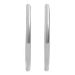 Adelia&acute;s Klappcreolen ADELIA&acute;S "Ohrringe &ndash; Klappcreole aus Edelstahl", Damen, Gr. Damen, Edelstahl, silber, Ohrringe Klappcreolen, Ideal als Geschenk &ndash; dezent und elegant