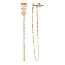 Adelia&acute;s Paar Ohrh&auml;nger ADELIA&acute;S "Ohrringe &ndash; Ohrstecker aus Edelstahl", Damen, Gr. Damen, Edelstahl, gold, Ohrringe, Ideal als Geschenk f&uuml;r besondere Anl&auml;sse