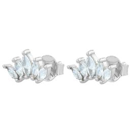 Adelia&acute;s Paar Ohrh&auml;nger ADELIA&acute;S "Ohrringe &ndash; Ohrstecker aus 925 Silber mit Zirkonia", Damen, Gr. Damen, Silber 925 (Sterlingsilber), silber, Ohrringe, Perfekt als Geschenk zum einfach so