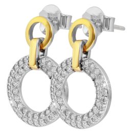 Adelia&acute;s Paar Ohrh&auml;nger ADELIA&acute;S "Ohrringe &ndash; Ohrstecker aus 925 Silber mit Zirkonia", Damen, Gr. Damen, Silber 925 (Sterlingsilber), silber, Ohrringe, Ein Geschenk, das Freude macht