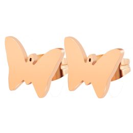 Adelia&acute;s Paar Ohrh&auml;nger ADELIA&acute;S "Ohrringe &ndash; Ohrstecker aus Edelstahl", Damen, Gr. Damen, Edelstahl, rosa (gold), Ohrringe, Ideal als Geschenk zum einen besonderen Tag