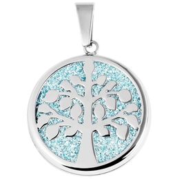 Adelia&acute;s Kettenanh&auml;nger ADELIA&acute;S "Anh&auml;nger &ndash; Lebensbaumanh&auml;nger aus Edelstahl", silber, Schmuckanh&auml;nger, Damen, Edelstahl, Kettenanh&auml;nger, Ein kleines Geschenk mit gro&szlig;er Wirkung