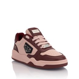 Sneaker Philipp Plein "Street", Herren, Gr. 35, Normalschaft, 0335, pink, bordeaux, Schuhe Sneaker