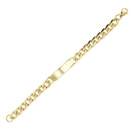 Adelia&acute;s Armband ADELIA&acute;S "Armband &ndash; Panzerarmband aus Edelstahl 21 cm", gold, Armb&auml;nder, Herren, 21cm, Edelstahl, Armband, Ideal als Geschenk zum einen besonderen Tag