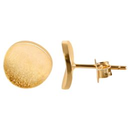 Adelia&acute;s Paar Ohrh&auml;nger ADELIA&acute;S "Ohrringe &ndash; Ohrstecker aus 925 Silber", Damen, Gr. Damen, Silber 925 (Sterlingsilber), gold, Ohrringe, Ideal als Geschenk zum Jubil&auml;um