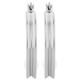Adelia&acute;s Paar Ohrh&auml;nger ADELIA&acute;S "Ohrringe aus Edelstahl mit Perle", Damen, Gr. Damen, Edelstahl, silber, Ohrringe, Zum Verschenken &ndash; ideal zum Valentinstag