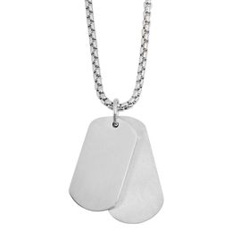 Adelia&acute;s Kette ohne Anh&auml;nger ADELIA&acute;S "Halskette mit Anh&auml;nger &ndash; aus Edelstahl", silber, Halsketten, Damen, 55cm, Edelstahl, Ideal zum Verschenken &ndash; schlicht und stilvoll