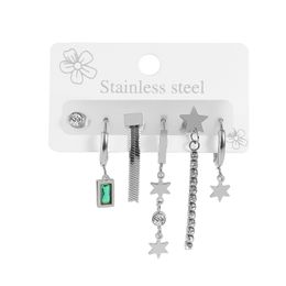 Adelia&acute;s Paar Ohrh&auml;nger ADELIA&acute;S "Ohrringe &ndash; Ohrstecker aus Edelstahl", Damen, Gr. Damen, Edelstahl, silber, Ohrringe, Zum Verschenken &ndash; passend f&uuml;r viele Anl&auml;sse
