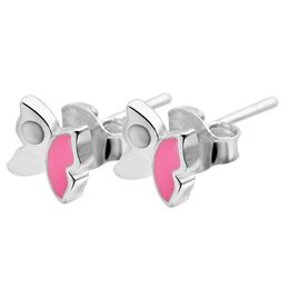 Adelia&acute;s Paar Ohrh&auml;nger ADELIA&acute;S "Ohrringe &ndash; Ohrstecker aus 925 Silber mit Emaille", M&auml;dchen, Gr. M&auml;dchen, Silber 925 (Sterlingsilber), silber, Ohrringe, Geschenkidee: zeitlos und vielseitig