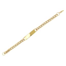 Adelia&acute;s Armband ADELIA&acute;S "Armband &ndash; Panzerarmband aus Edelstahl 18 cm", gold, Armb&auml;nder, Damen, 18cm, Edelstahl, Armband, Zum Verschenken &ndash; passend f&uuml;r viele Anl&auml;sse